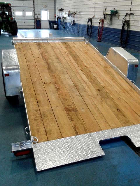 B-Wise 7x12 6,000 Lb Galvanized Man Lift Trailer | Metzler Auto, Truck ...